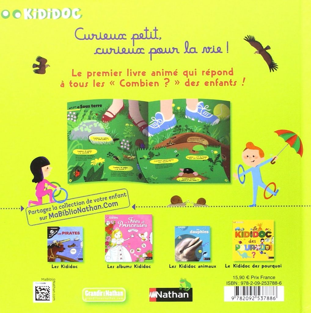 Kididoc des combien - Livre enfant