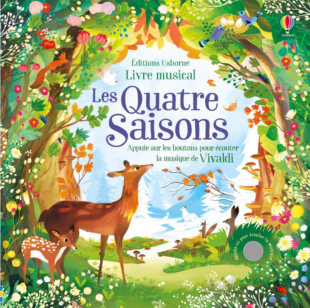 Les Quatre Saisons – Livre musical - Livre enfant